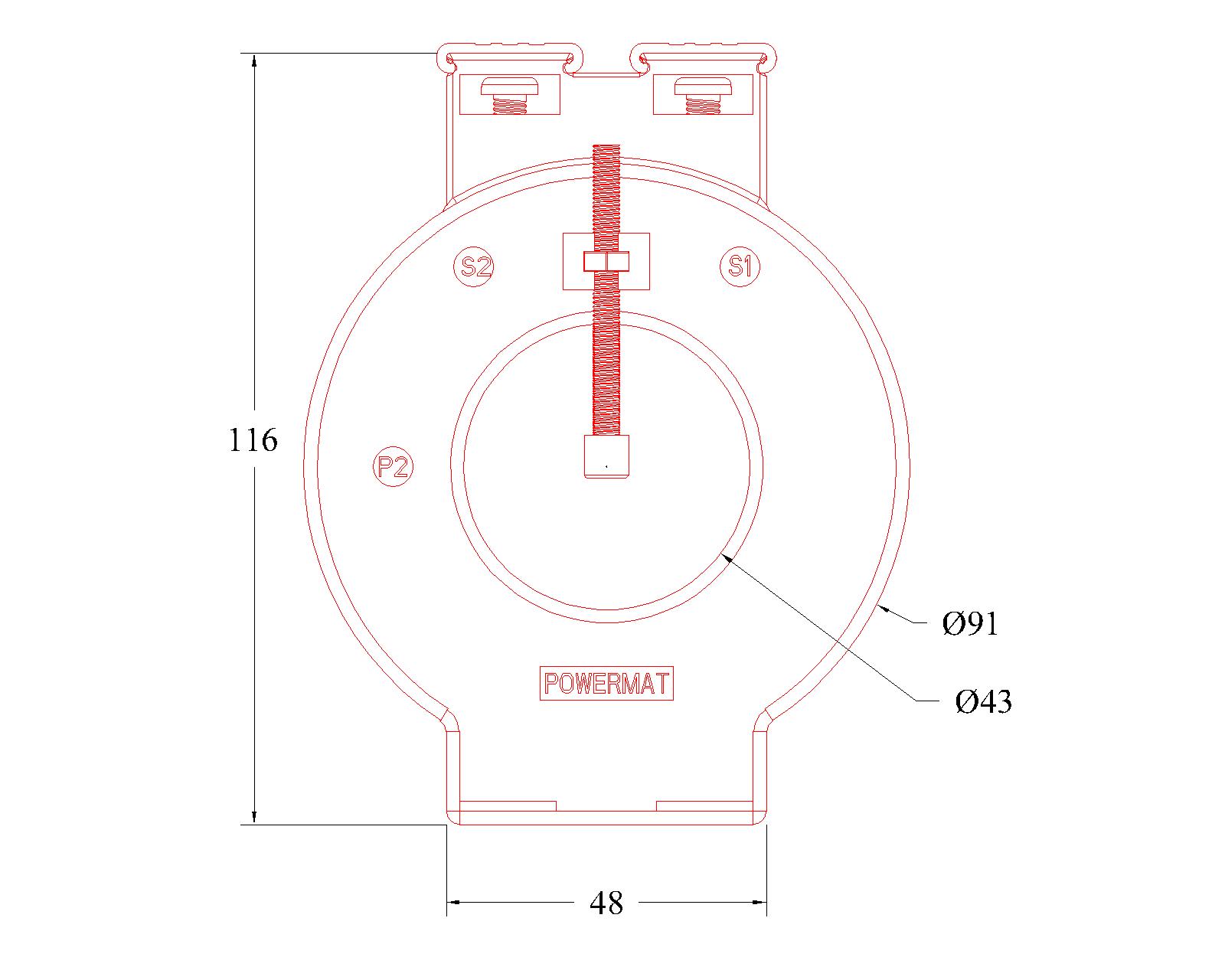 Encp CTs (Round Terminal Type )- ID 42mm