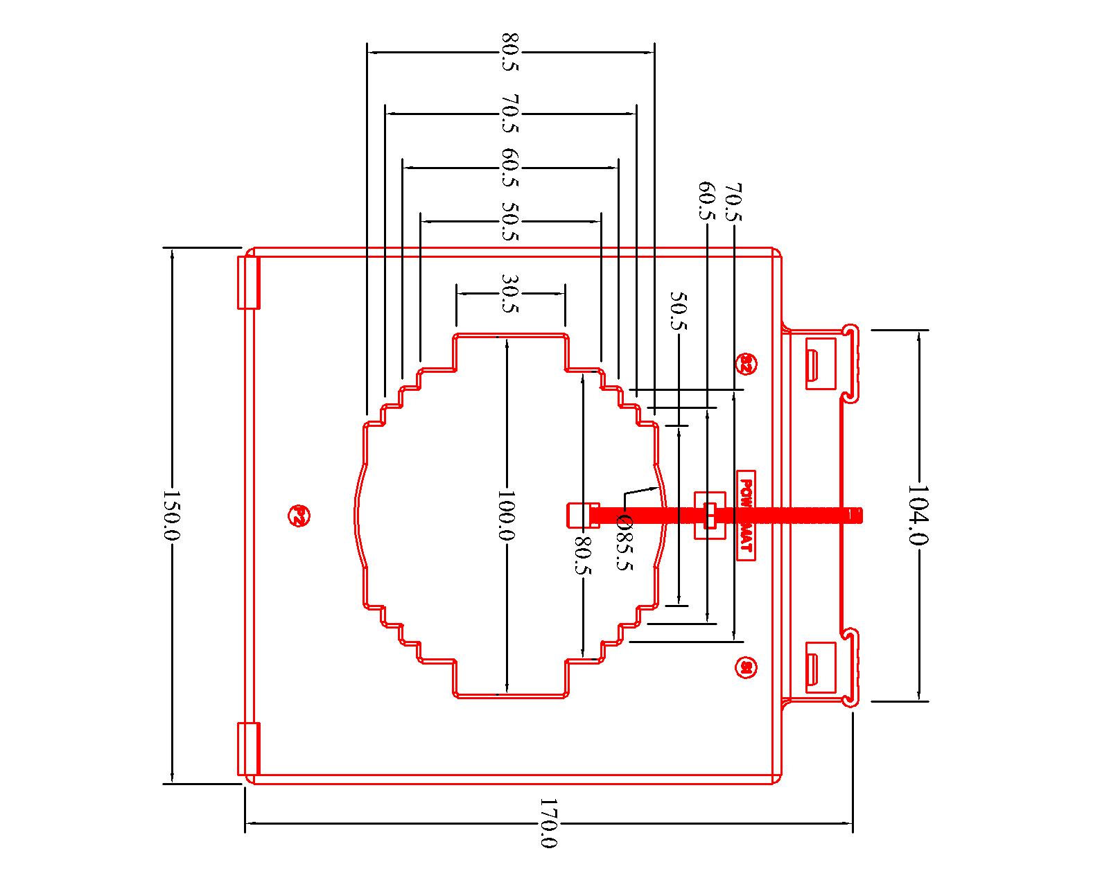 Nylon Encp CTs (Terminal Type )-Window 100/30