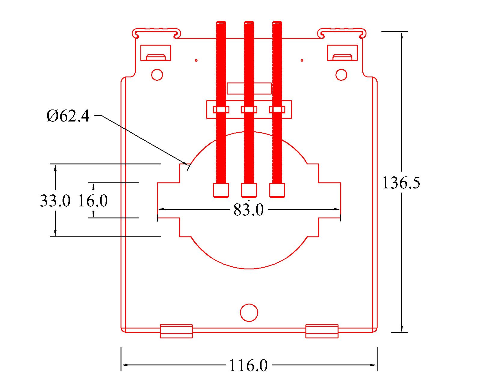 Nylon Encp CTs (Terminal Type )-Window 83/16
